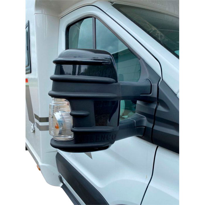 Beskyttelseshus til originale sidespejle til Ford G8. Sort. | Camper-shop