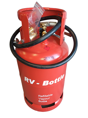 12 kg RV gasfyldeflasker i stål | Camper-shop